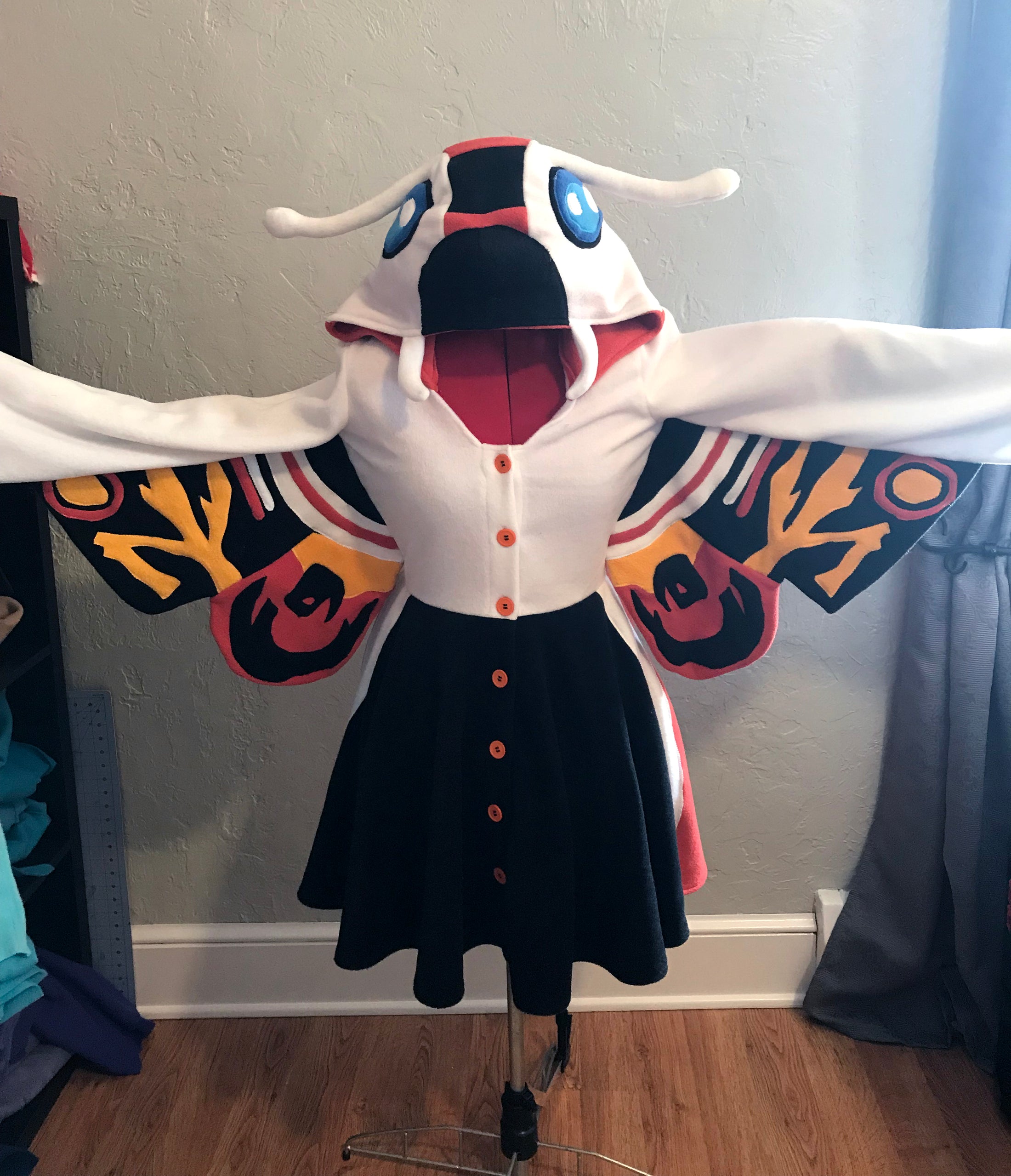 Mothra Inspired Kigurumi Dress – Kangaroomis